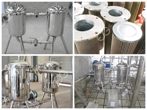 Stainless Steel Ginger Juice Duplex Filter For Sale