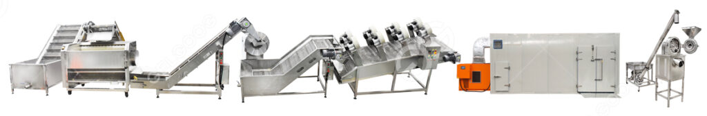 Automatic Ginger Powder Processing Production Line