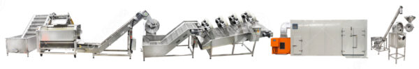 Automatic Ginger Powder Processing Production Line